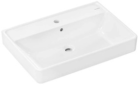 Hansgrohe Xanuia Q - Umyvadlo 70x48 cm, s přepadem, otvor pro baterii, bílá 60221450