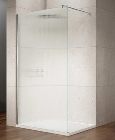 Gelco VARIO CHROME jednodílná sprchová zástěna k instalaci ke stěně, sklo nordic, 800 mm - GX1580-05