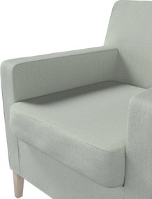 Potah na křeslo IKEA Karlstad barva modrá látka pletený vzor