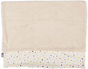 Kaarsgaren Dětská deka moka 70x100 cm puntíky Wellsoft bio-bavlna