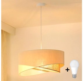 Brilagi - LED Lustr na lanku LYRA 1xE27/15W/230V krémová/béžová