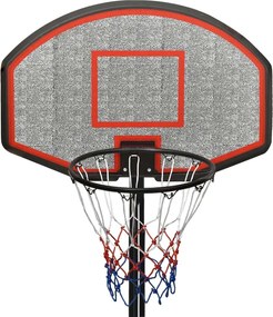 vidaXL Basketbalový koš 282–352 cm polyethylen [3107832] Barva: Černá