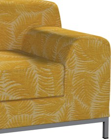 Potah na pohovku IKEA, pravé provevedení Kramfors 2-místná barva žlutá látka pletený vzor, vzorované
