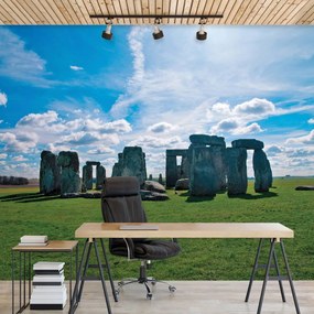 Fototapeta - Stonehenge Krajina Venkov (152,5x104 cm)