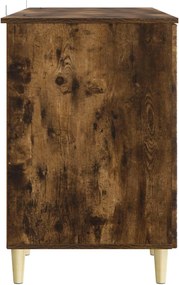 Stůl Kouřový dub 142,5 x 50 x 75 cm Kompozitní dřevo 3414617