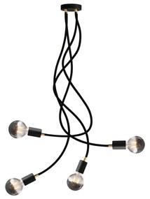 creative cables Flex 90, stropní flexibilní svítidlo, se závitem G95 Barva: Matná měď