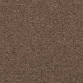 3dílná sedací souprava s poduškami hnědá textil 3201539
