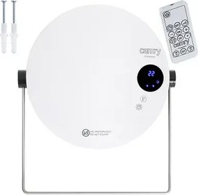 Camry CR 7747 bílá / Keramické topidlo / do koupelny / 2000  W / LCD