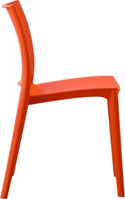 Židle Meton – oranžová