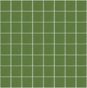Hisbalit Skleněná mozaika zelená Mozaika 221A LESK 4x4  4x4 (32x32) cm - 40221ALH