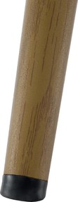 Křeslo s podnoží, růžová Velvet látka/dub, HABEN