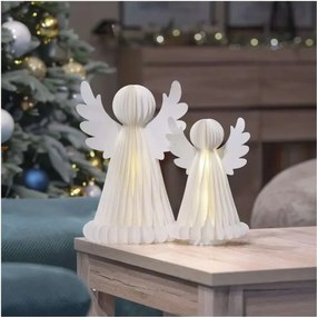 EMOS LED papíroví andělé se stojánkem 28/38cm 2ks DCAW23