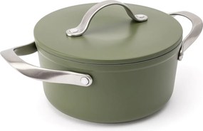 Elmich Nepřilnavý keramický hrnec Zen Ø 18 cm - olivově zelená