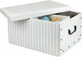 Compactor Anton šedo-bílá / Skládací úložná krabice - karton box / 50