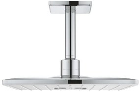 Grohe Rainshower SmartActive Cube - Hlavová sprcha 310, sprchové rameno 142 mm, 2 proudy, měsíční bílá 26481LS0