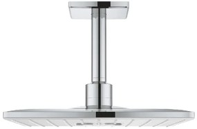 Grohe Rainshower SmartActive Cube - Hlavová sprcha 310, sprchové rameno 14 cm, 2 proudy, měsíční bílá 26481LS0