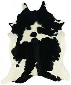 Hovězí kůže koberec kusový Rodeo Black/White - 180x230cm