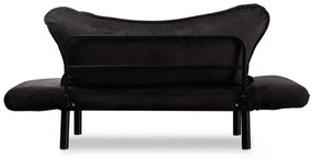 Designová rozkládací pohovka Wenda 140 cm černá