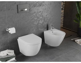 Mexen Lena Rimless závěsné WC se sedátkem s pomalým zavíráním, bílá - 30220200