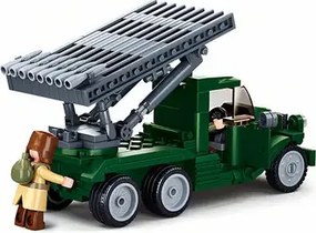 Sluban WWII M38-B0975 Bitva o Budapešť Ruský raketomet / LEGO-kompatib