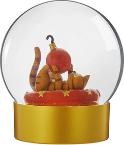 CELEBRATE X-MAS Sněhová koule kočka 11 cm