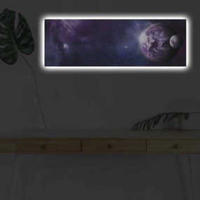 Obraz s LED osvětlením UNIVERSE 30 x 90 cm