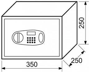 Elektronický sejf RICHTER RS25.LCD