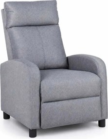 LuxuryForm DESIGN Televizní křeslo RUFO s polohováním - šedé