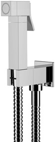 Sapho - Nástěnný ventil s ruční bidetovou sprškou, hranatý, chrom DB108