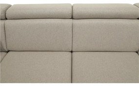 Tempo Kondela Rozkládací sedací souprava do U MARIETA levá, béžová/cihlová