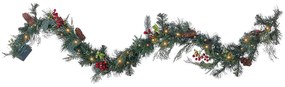 Osvícená vánoční girlanda 180 cm zelená ELBRUS Beliani