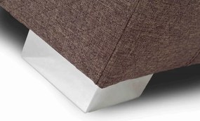 Čalouněná postel Kvadrat 200x120, tm. šedá/šedá (an 4237/4238)