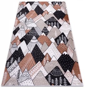 Dětský kusový koberec FUN Hory Lesy krémový Rozměr: 180x270 cm