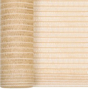 Stínící tkanina béžová 1 x 50 m HDPE 75 g/m² 149427