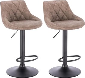 Barová židle 2x  Hawaj CL-3235 Taupe (šedohnědá)