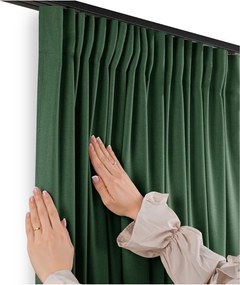 Tmavě zelený dimout závěs 200x250 cm Calisto – Filumi