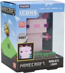 Paladone Axolotl Icon Light Minecraft / Stolní lampa / 10 cm / 2x AA b