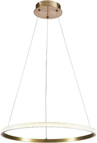 LED Lustr na lanku DIANA LED/25W/230V 4000K pr. 50 cm zlatá