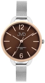 Dámské elegantní nerezové ocelové náramkové hodinky JVD J4186.3