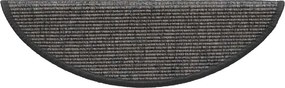 Schodové rohože 15 ks 56 x 17 x 3 cm béžovo-šedé, půlkulaté 326894