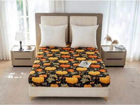 Prostěradlo z mikrovlákna ORANGE PUMPKINS barevné 180x200 cm