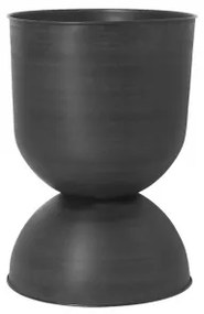 Hourglass Pot Medium black Ferm Living