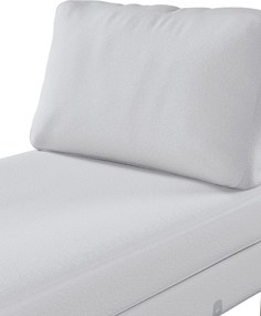 Potah na šezlong IKEA Karlstad samostatný, krátký barva bílá látka pletený vzor