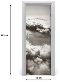 Fototapeta na dveře let nad mraky 75x205 cm