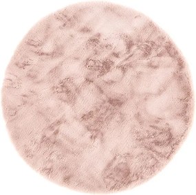 Moderní kulatý koberec Angelo Pink růžový Rozměr: průměr 80 cm
