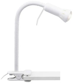 Brilliant 24705T05 Stolní lampa FLEX s klipem BÍLÁ
