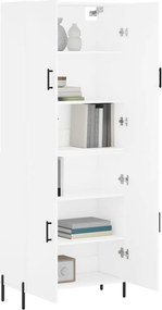 Skříň highboard bílá 69,5 x 34 x 180 cm kompozitní dřevo 3195683