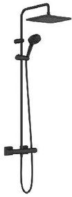 Hansgrohe Vernis Shape - Sprchový set Showerpipe 240 s termostatem, 2 proudy, matná černá 26427670