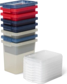 Tchibo - Úložné boxy - barva: modrá