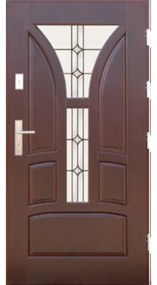 Archo - Venkovní vchodové dřevěné dveře Masivní D-33 105082